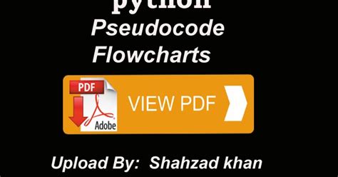 Pseudocode Flowcharts And Python Bsit Past Papers And Books