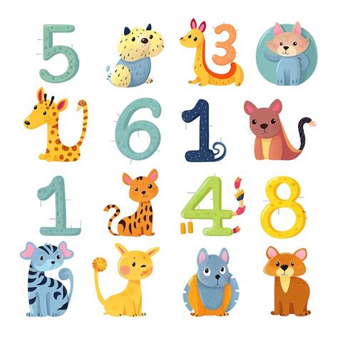 Premium Photo 3d Rendered Numbers Numeric For Young Learning