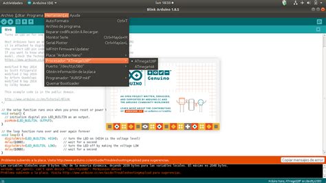 Arduino Nano Old Loader En Version 1 8 5 Para Ubuntu Software