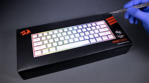 Redragon Draconic K Mini Mechanical Gaming Keyboard Unboxing Asmr