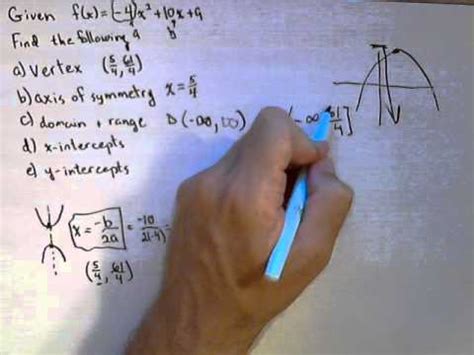 Find The Quadratic Equation Given Vertex And X Intercept Tessshebaylo