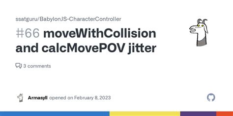 Movewithcollision And Calcmovepov Jitter Issue Ssatguru Babylonjs Charactercontroller