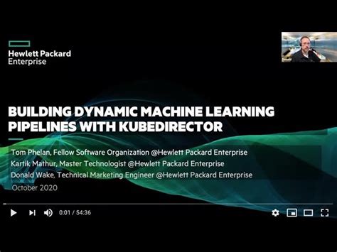 Free Video Building Dynamic Machine Learning Pipelines With KubeDirector From CNCF Cloud