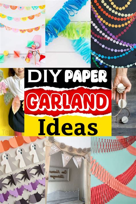 20 Diy Paper Garland Ideas For Home Decor Diyncrafty
