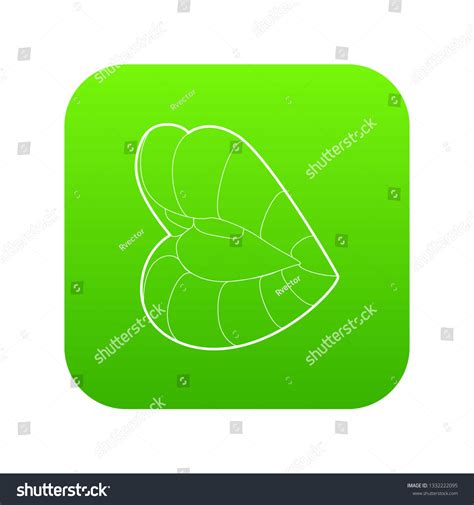 Erotic Open Mouth Icon Outline Style Stock Vector Royalty Free