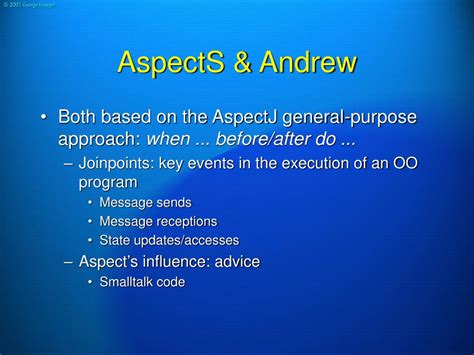 Ppt Aspect Oriented Programming In Smalltalk Powerpoint Presentation Id3365185