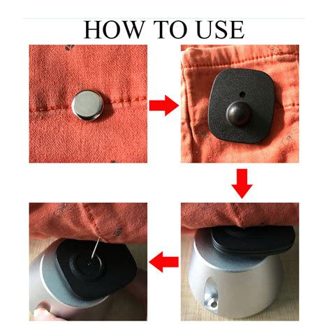 EAS Anti Shoplifting Eas Rf 8 2mhz Tag Hard Tag Small Square Security Label 10pcs