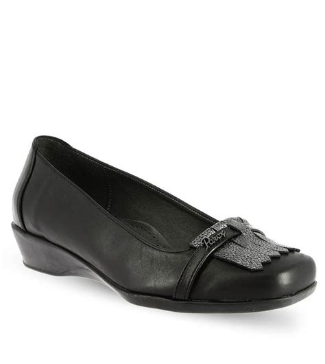 Γυναικεία Δερμάτινα Μοκασίνια Parex ΜΑΥΡΟ Parex