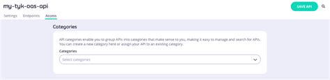 Api Categories