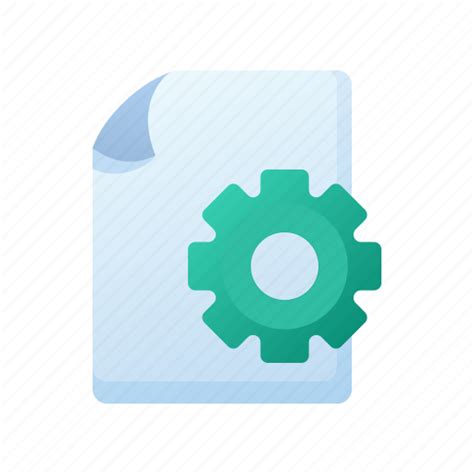 Setting Document File Paper Page Configuration Icon Download On