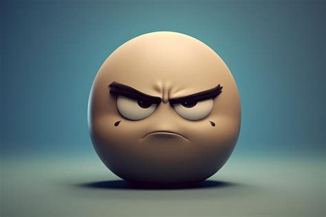 Premium Ai Image Yellow Emoticon Expressing An Emotion Generative Ai