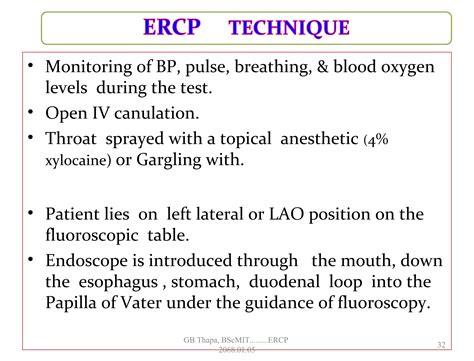 Ercp Procedure Ppt