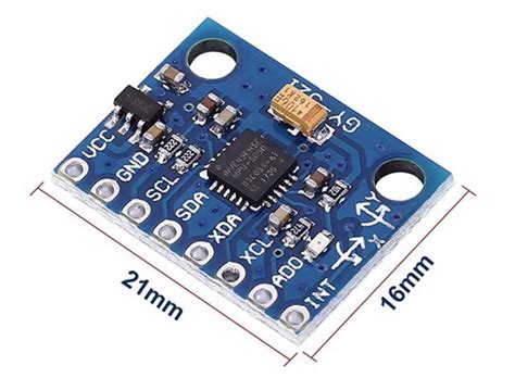 Gy 521 Módulo Acelerómetro Giroscopio 3 Ejes Mpu 6050 Compatible