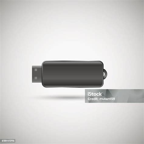 흰색 배경에 회색 Usb 플래시 드라이브 0명에 대한 스톡 벡터 아트 및 기타 이미지 0명 Usb 메모리 공기 역학