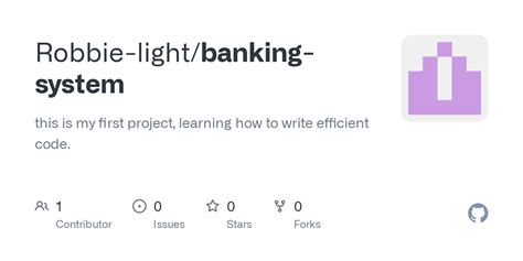 Github Robbie Lightbanking System This Is My First Project