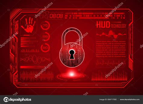 Cyber Security Concept Abstract Futuristic Background Vector Stock Vector By ©titima157gmail