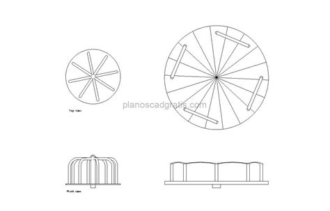 Detalle De Tanque Elevado Planos Cad Gratis