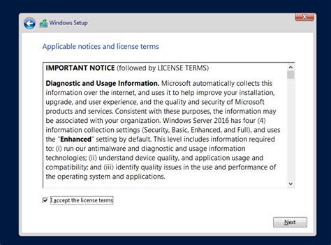 Windows Server 2016 Install Server World