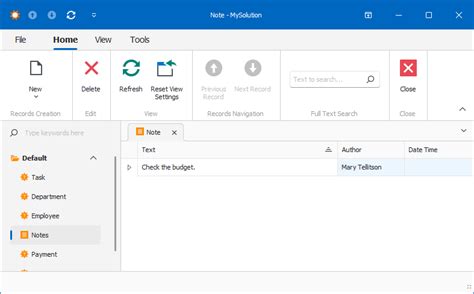 Add An Item To The Navigation Control Xaf Cross Platform Net App Ui
