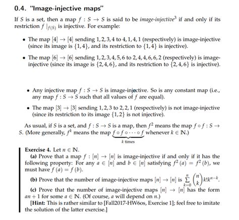 solved 0 4 “image injective maps if s is a set then a map