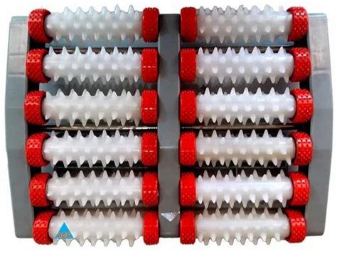 Plastic White Acs Acupressure Magnetic Foot Massager Pointed