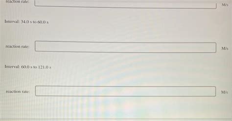 Solved For The Reaction Chegg Com