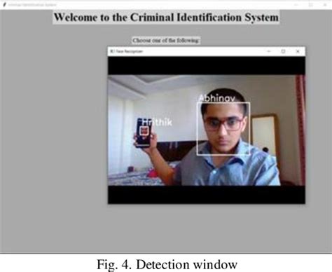 Figure 4 From Criminal Identification System Using Face Detection And