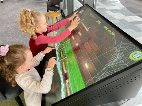 Interactive Table Rosewood Library Campaign Edge