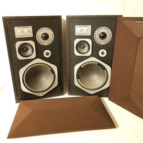 2 Marantz Hd 660 High Definition Hd660 Floor Stereo Speaker System Pair Vintage Audio Equipment