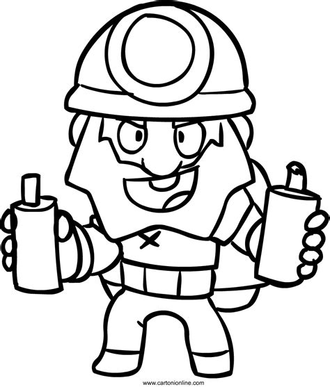 Desenho De Rosa De Brawl Stars Para Colorir Desenho De Rosa Desenhos