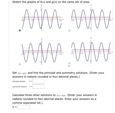 Solved • Sketch The Graphs Of Fx And Gx On The Same Set