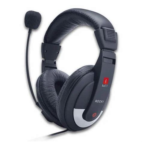 Iball Headphone Rocky With Mic Double Pin At Rs 89900 Brijlalpura