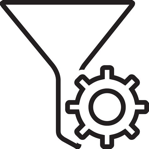 Line Icon For Filter Vector Art At Vecteezy