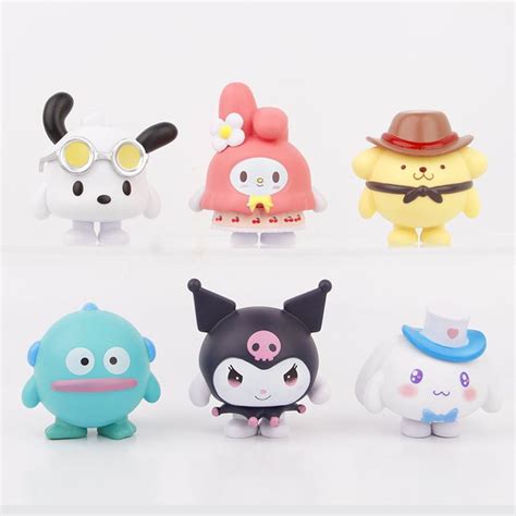 Характеристики Набор фигурок Моя Мелодия Куроми Хеллоу Китти Onegai My Melody 6шт 8 9см