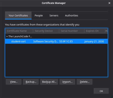 Client Certificates — Launchcode Gis Devops Documentation