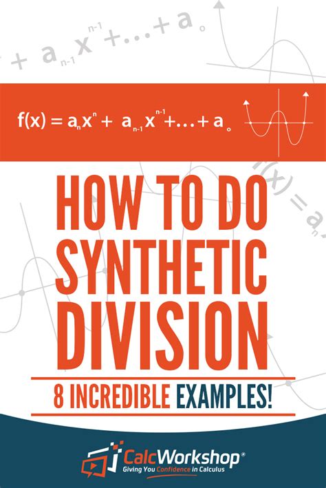 How To Do Synthetic Division 8 Powerful Examples