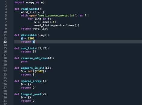 Solved 1 General Python Write The Function Divisible