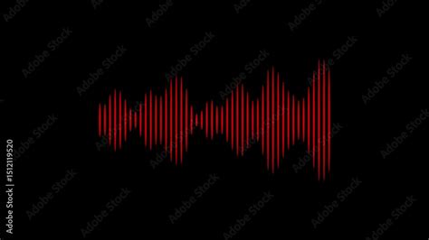 Dynamic Equalizer Visual Effect Animated Sound Wave Spectrumanimated