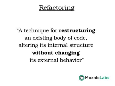 Coding Dojo Refactoring Tennis Kata PPT