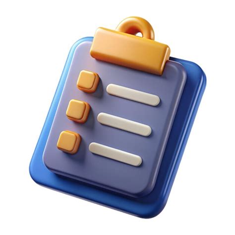 Premium Photo Assignment Icon Clipboard Checklist Document Symbol