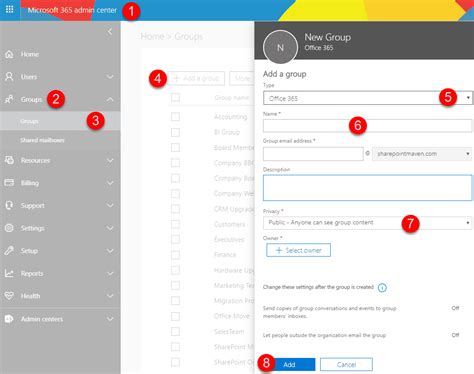 20 ways to create an office 365 group sharepoint maven