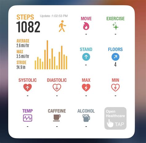 Health Widget For Both Light Dark Mode This One Also Has Tap Action To Open The Health App