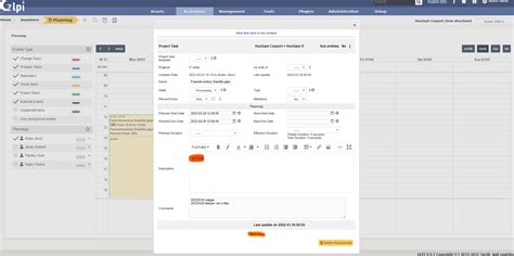 Planning Editing Task In The Quick View Doesnt Save Description Field · Issue 11069 · Glpi
