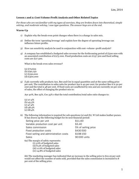 PDF Lesson And CVP Question Set DOKUMEN TIPS