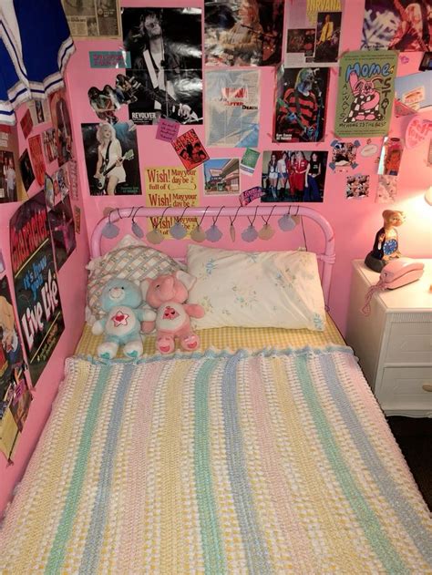 90s Room Aesthetic Pink Pink 90s Bedroom 90s Girl Bedroom