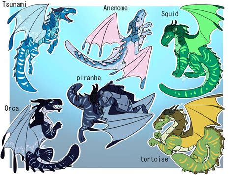 Seawings By Vap0rwqve On Deviantart Wings Of Fire Dragons Wings Of