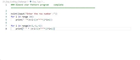 Codingchallenge Day7 Pyramidpattern Programming Problemsolving Manish Kumar