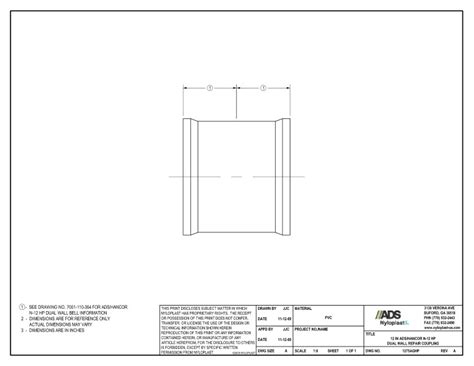 12 Hp Repair Coupling Nyloplast Detail