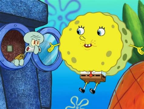 Spongebob Absorbing Water
