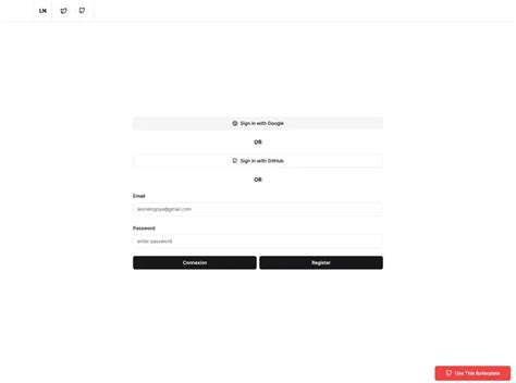 Next Shadcn Firebase Auth Boilerplate By Ln Dev7 A Undefined Template